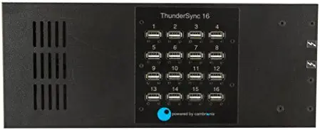 قیمت و خرید Cambrionix ThunderSync2-16 Universal USB Thunderbolt 16 Port Hub برند Datamation ...
