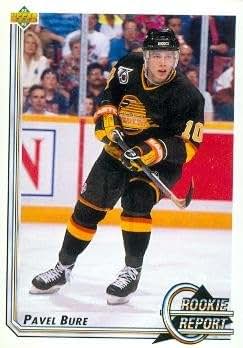 Amazon.com: Pavel Bure Hockey Card (Vancouver Canucks) 1992 Upper Deck ...
