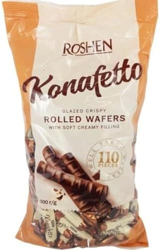 Roshen KONAFETTO BLANC, SWEETS IN COCOA COMPOUND COATING 1 kg price in ...