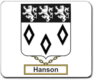 Amazon.com : Hanson Family Crest Coat of Arms Mouse Pad : Office Products