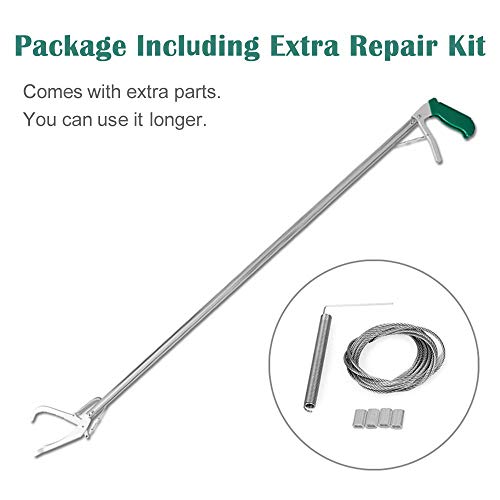 IC ICLOVER 47 Inch Extra Heavy Duty Snake Tongs, Standard Reptile Snake ...