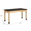Diversified Spaces School Classroom Science Lab Table, Black Phenolic ...