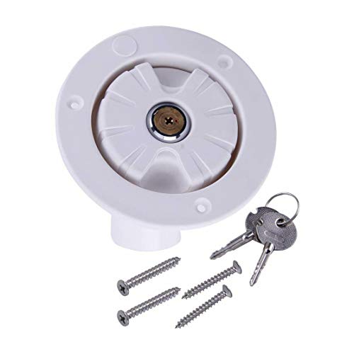 MACHSWON Motorhome Locking Water Cap, Gravity Water Inlet Lockable Cap ...