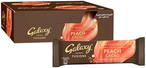 Galaxy Fusion Milk & Peach Chocolate, 20 x 35 g price in Saudi Arabia ...