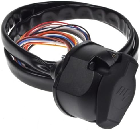 Maypole 8080B2M Pre-Wired 13 Pin Socket with 2m of 12 core sheathed ...