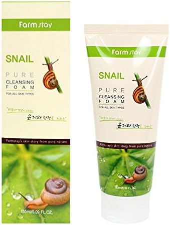 Farm Stay Korean Pure Snail Foam Cleanser [ 180ml / 6.09oz ] 폼클렌징 price ...