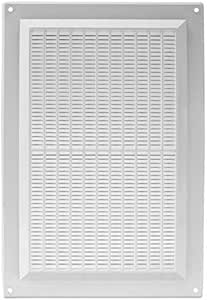 Plastic Return Air Grilles - Sidewall and Ceiling - White - with Insect ...