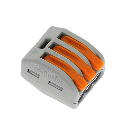 WAGO Quick Cable Connector Wire Connector 222-413 50PCS Compact Wire ...