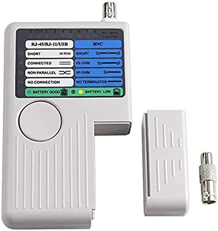 Portable Ethernet Network Cable Tester Remote RJ11 RJ45 USB BNC Cables ...