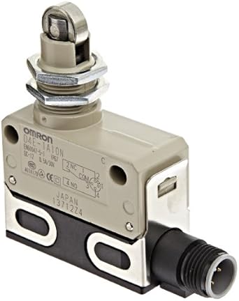 Omron D4E-1A10N Small Slim Sealed Limit Switch, General Purpose, Roller Plunger, One Touch ...