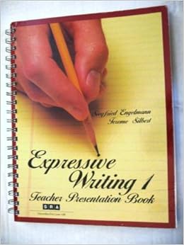 Expressive writing 1: Teacher presentation book: Engelmann, Siegfried ...