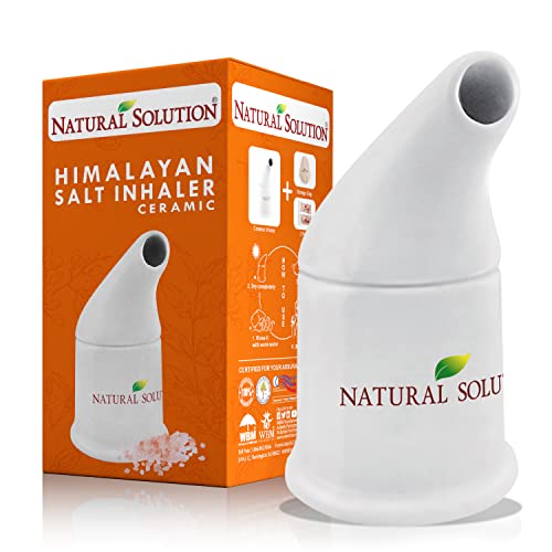 Natural Solution Himalayan Salt Inhaler Ceramic with Himalayan Pink ...