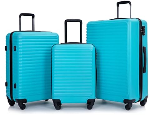 Tripcomp Luggage Sets 3piece Set Hardshell Luggage with Spinner Wheels ...
