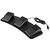 Powboro USB Foot Pedal PC Triple 3 Keys Foot Control Switch Keyboard ...