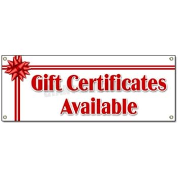 Amazon.com : Gift Cards Available Here Business Decal Sticker Retail ...