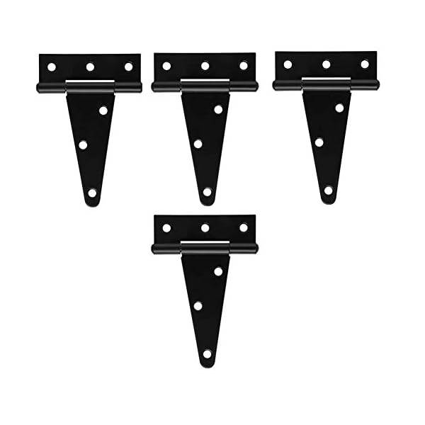 4Pack 6 Inch T Strap Heavy Duty Shed Hinge Gate Strap Hinge Door Barn ...