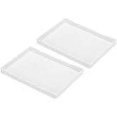 Amazon.com: PATIKIL 8x6 Fast Food Tray, Plastic Reusable Recyclable ...