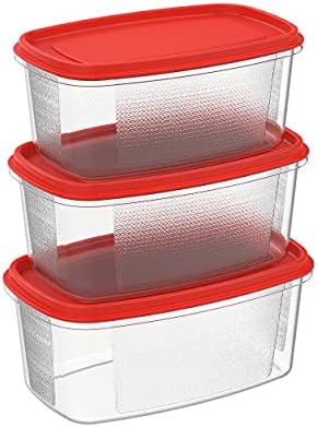 Cosmoplast Food Storage Pack Of 750 Ml, 1.5, 2.5, 4L Oval Containers ...