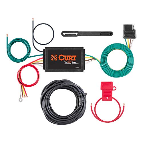 CURT 59146 Powered 3-to-2-Wire Splice-in Trailer Tail Light Converter ...