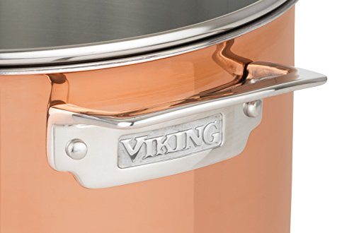 Viking Culinary Copper Stainless Steel Cookware Set, 13 Piece | Pricepulse