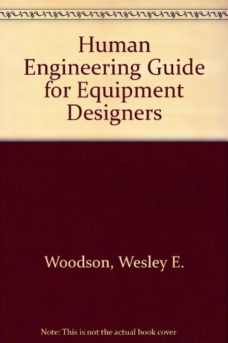 Amazon.com: Human Engineering Guide for Equipment Designers ...