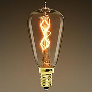 Amazon.com: 25W ST38 Edison Style Antique Light Bulb Candelabra Base Z ...