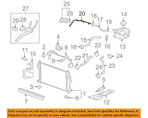Amazon.com: General Motors 12637183, Engine Coolant Bypass Hose: Automotive