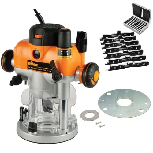 Triton TRA001 3-1/4 HP Dual Mode Precision Plunge Router with Template ...