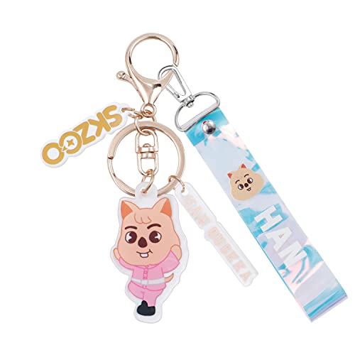 2pcs KPOP Merchandise Stray Kids SKZOO Keychain Keyring Stray Kids Gift ...