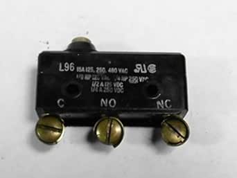Microswitch L96 Limit Switch 15A 125/480V AC 1/2-1/4A: Amazon.com ...