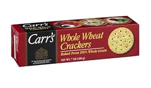Amazon.com: Carr's Whole Wheat Crackers, 7-Ounce Box (Pack of 12)