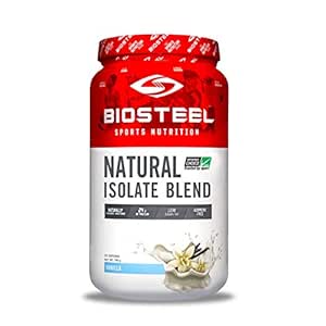 Amazon.com : BioSteel Natural Isolate Blend Protein Powder, Grass Fed ...