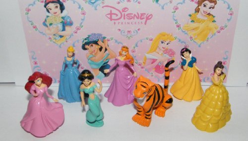 Disney Princess Set of 7 Cake Toppers Cupcake Toppers Party - Want It All