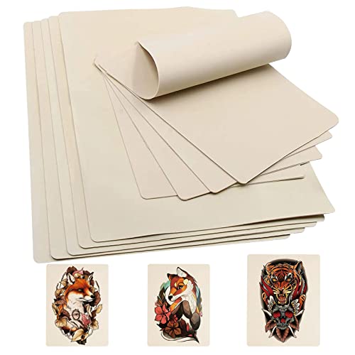 CINRA Blank Practice Skin Set, 10Pcs Tattoo Practice Skins Double Sides ...