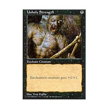 Amazon.com: Magic: the Gathering - Unholy Strength - Revised Edition ...