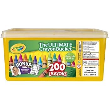 Amazon.com: Crayola 150-Count Telescoping Crayon Tower, Storage Case ...