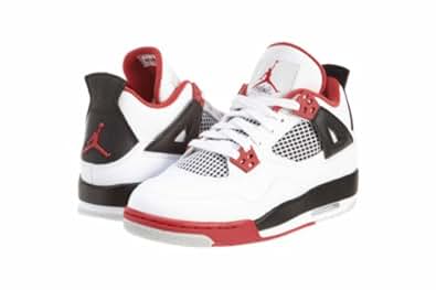 Amazon.com | Nike Air Jordan 4 Retro (GS) Boys Basketball Shoes 408452 ...