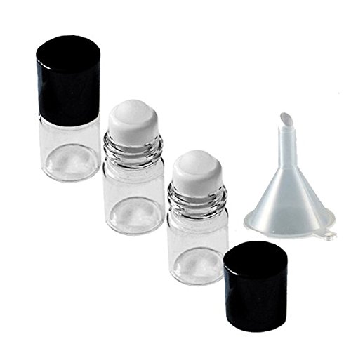Grand Parfums Empty 1.5ml Micro Mini Rollon Dram Glass Bottles with ...