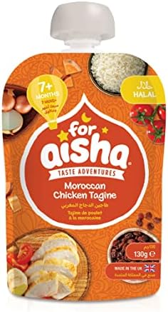 For Aisha 7+ months 130g pouches - Moroccan Chicken Tagine with ...