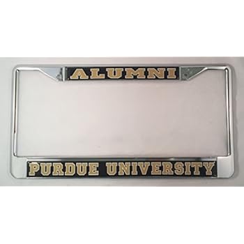 Amazon.com: Purdue University Alumni License Plate Frame: Automotive