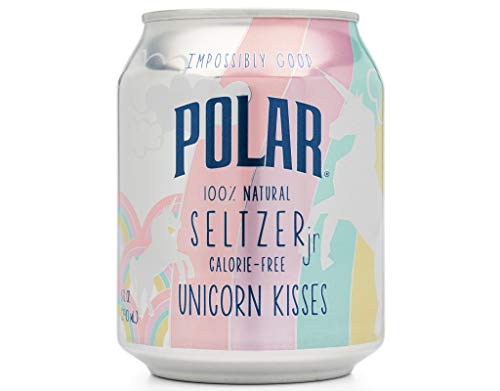 Polar 100% Natural Seltzer Jr Winter Variety Unicorn Kisses Unleash your inner unicorn 24 x 8 oz ...