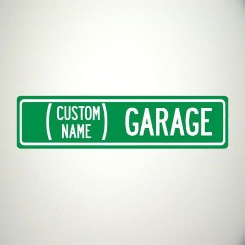 Amazon.com: Custom Name Garage Sign: Handmade