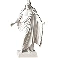 Amazon.com: 3" Inches Christus White Cultured Marble Jesus Christ ...