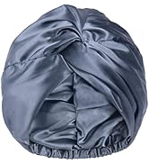 Amazon.com : YANIBEST Silk Satin Bonnet Hair Cover Sleep Cap - Hot Pink ...