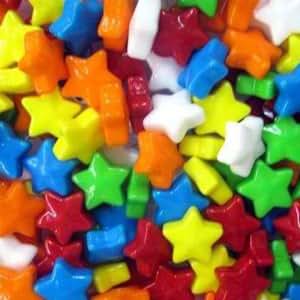 Amazon.com : Assorted Rainbow Hard Candy Stars 2 Pounds - Star Shaped ...