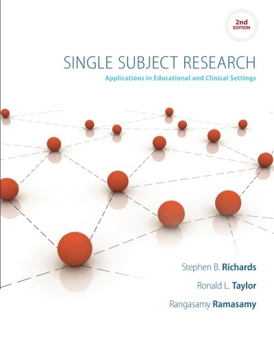 Single Subject Research: Applications in Educational and Clinical ...