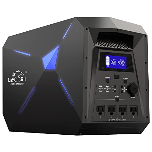 Solar Power Station 2000W, LiFePo4 Battery 2048Wh, Portable Solar ...