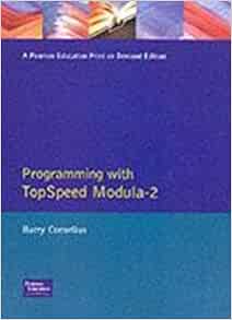 Programming With Topspeed Modula-2: Cornelius, Barry: 9780201416794 ...