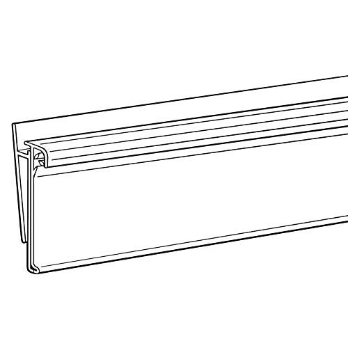 48" L UPC Ticket Channel Label Holder Strip for Gondola Shelf - Want It All