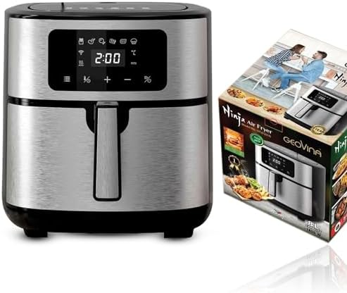 سعر GEOVINA Air Fryer - 8L Capacity, 1800W, 3D Hot Air System, 8 ...